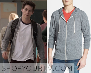 Teen Wolf: Season 4 Episode 2 Stiles' Grey Hoodie | Shop Your TV
