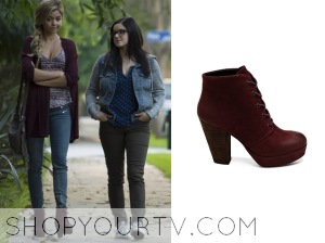 Modern Family: Season 6 Episode 11 Haley's Burgundy Boots | Shop Your TV