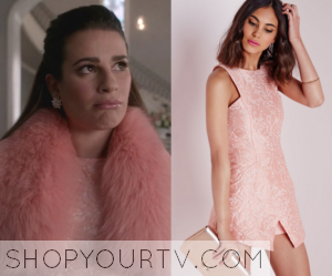 Scream Queens: Season 1 Episode 7 Hester's Pink Lace Dress | Shop Your TV