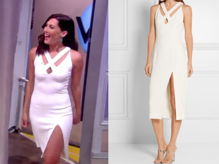 The View: June 2018 Becca Kufrin's White Cutout Dress | Shop Your TV