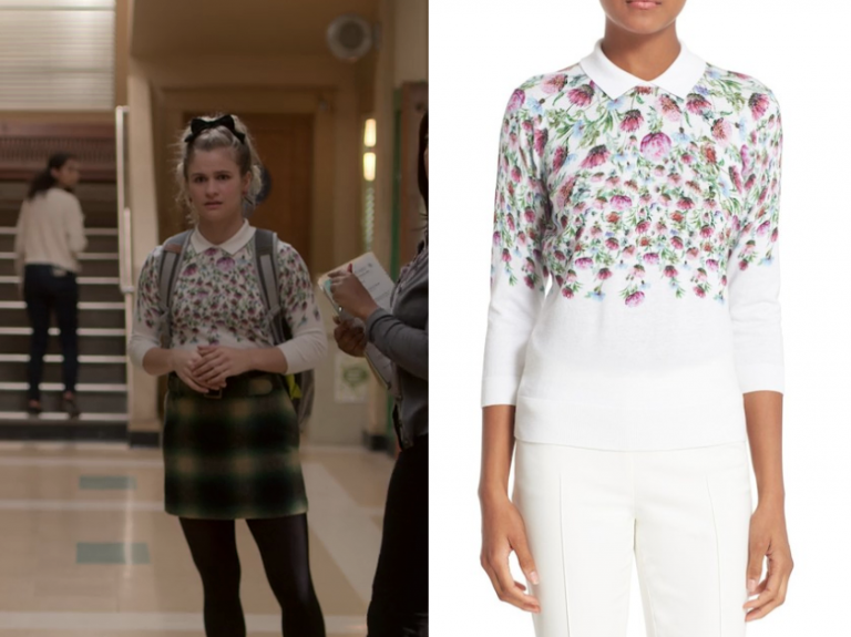 Atypical: Season 2 Episode 3 Paige's Floral Printed Sweater | Shop Your TV