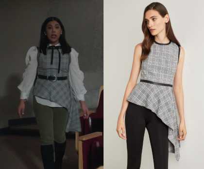 Charmed: Season 1 Episode 11 Effie's Grey Place Asymmetric Top | Shop ...