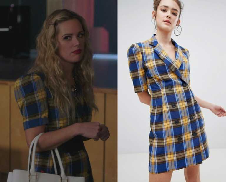 Charmed: Season 1 Episode 11 Lucy's Checked Blazer Dress | Shop Your TV