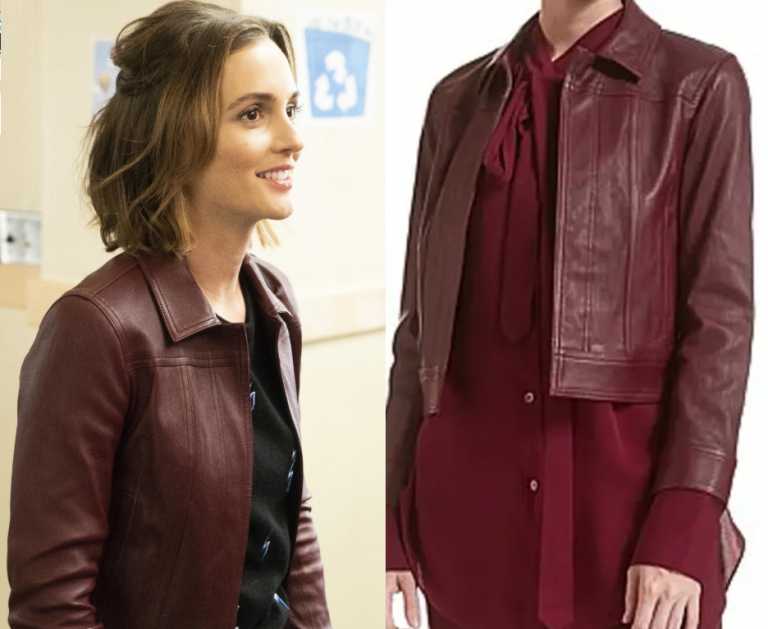 Single Parents: Season 1 Episode 13 Angie's Burgundy Leather Jacket ...