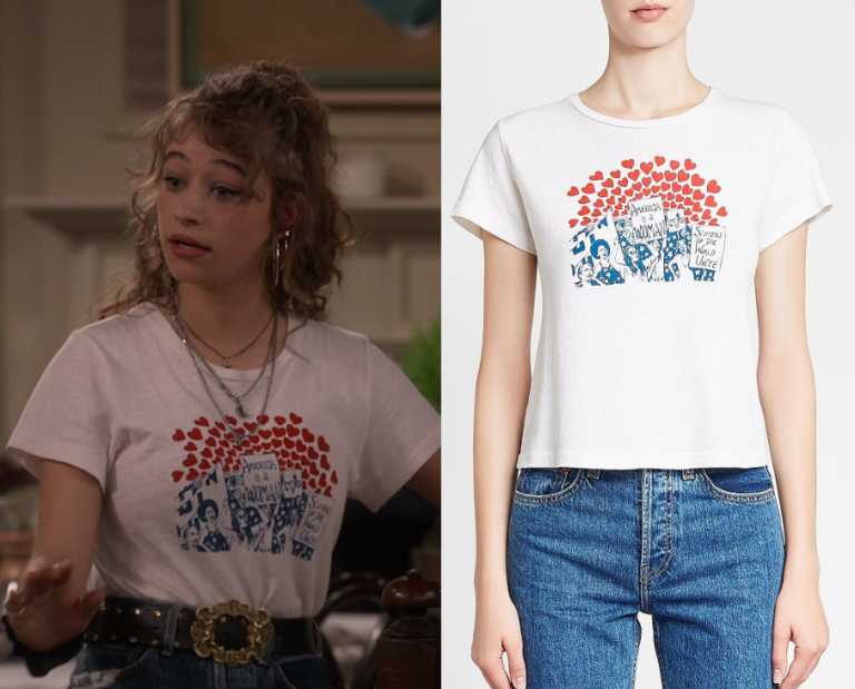 Fam: Season 1 Episode 5 Shannon's Heart Print Graphic Tee | Shop Your TV
