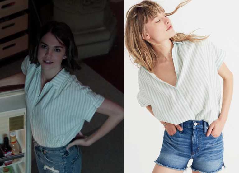 Good Trouble: Season 1 Episode 7 Callie's Striped Shirt | Shop Your TV