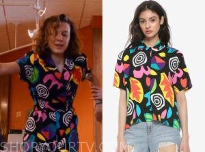 Stranger Things: Season 3 Episode 2 Elle's Swirl Printed Romper | Shop ...