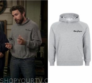 IASIP: Season 14 Episode 1 Charlie's Grey MacGregor Hoodie | Shop Your TV