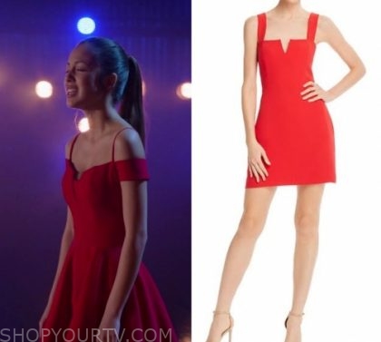 High School Musical: Season 1 Episode 1 Nini's Red Mini Dress | Shop ...