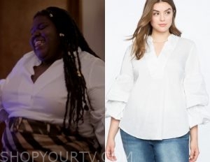 Empire: Season 6 Episode 14 Becky's White Blouse | Shop Your TV