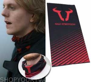 Ragnarok: Season 2 Episode 2 Laurits' black and red motorcycle scarf ...