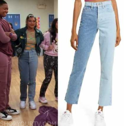 Head of the Class: Season 1 Episode 9 Robyn's Two Tone Jeans | Shop Your TV