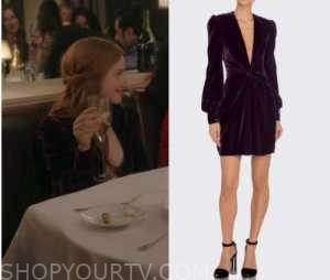 Inventing Anna: Season 1 Episode 5 Anna's Velvet Mini Dress | Shop Your TV