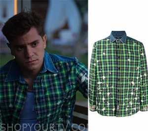 ELITE : Season 5 Episode 6 Ivan's checked and distressed shirt | Shop ...