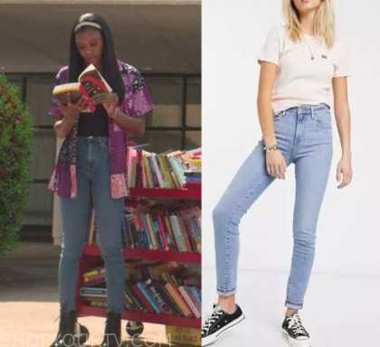 First Kill: Season 1 Episode 1 Calliope's Skinny Blue Jeans | Shop Your TV