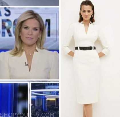 Outnumbered: June 2022 Martha MacCallum's Ivory Puff Sleeve Pencil ...