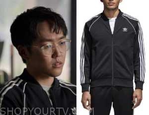 Players: Season 1 Episode 8 Black & White Trim Adidas Track Jacket ...