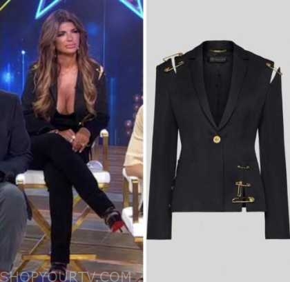 Good Morning America: September 2022 Teresa Giudice's Safety Pin Blazer | Shop Your TV