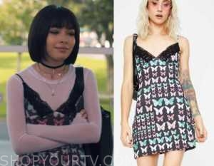 One of Us Is Lying: Season 2 Episode 1 Maeve's Butterfly Dress | Shop ...