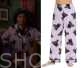 Ravens Home: Season 5 Episode 23 Raven's Purple/Black Print Dog Pajama ...