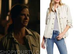 Tulsa King: Season 1 Episode 8 Stacy Beale's Cream Jacket | Shop Your TV