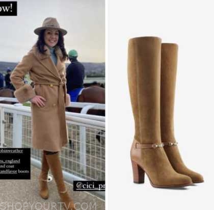 Good Morning Britain: March 2203 Laura Tobin's Tan Suede Boots | Shop ...