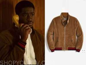Snowfall: Season 6 Episode 5 Franklin's Brown Suede Bomber Jacket ...