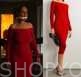 Rabbit Hole: Season 1 Episode 4 Hailey Winton's Red Off Shoulder Midi ...
