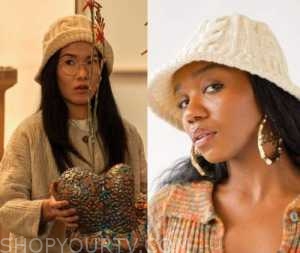 Beef: Season 1 Episode 1-4 Amy's Cable Knit Bucket Hat | Shop Your TV