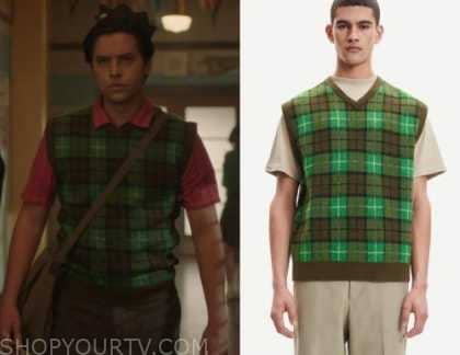 Riverdale: Season 7 Episode 9 Jughead's Sweater Vest | Shop Your TV
