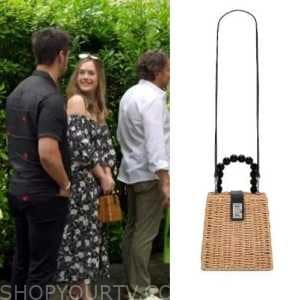 Bold and the Beautiful: June 2023 Hope's Woven Bag with Black Handle ...
