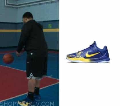 Swagger: Season 2 Episode 1 Blue & Yellow Nike Sneakers | Shop Your TV