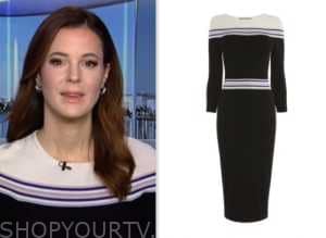 Fox and Friends: September 2023 Alexandria Hoff's Striped Knit Midi ...