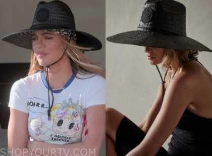 The Kardashians: Season 4 Episode 1 Khloe's Broad Rim Hat | Shop Your TV