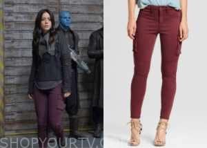 Agents of S.H.I.E.L.D.: Season 5 Episode 4/6 Daisy’s Burgundy Jeggings ...