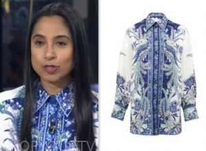 The Today Show: January 2024 Dr. Roshini Rajapaksa's Blue and White ...