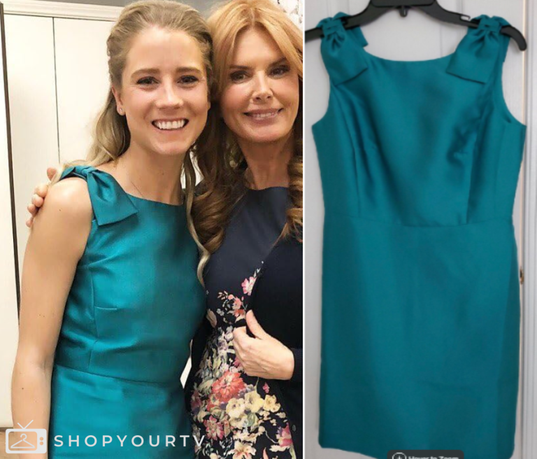 The Baxters: Reagan's Bow Shoulder Dress | Shop Your TV