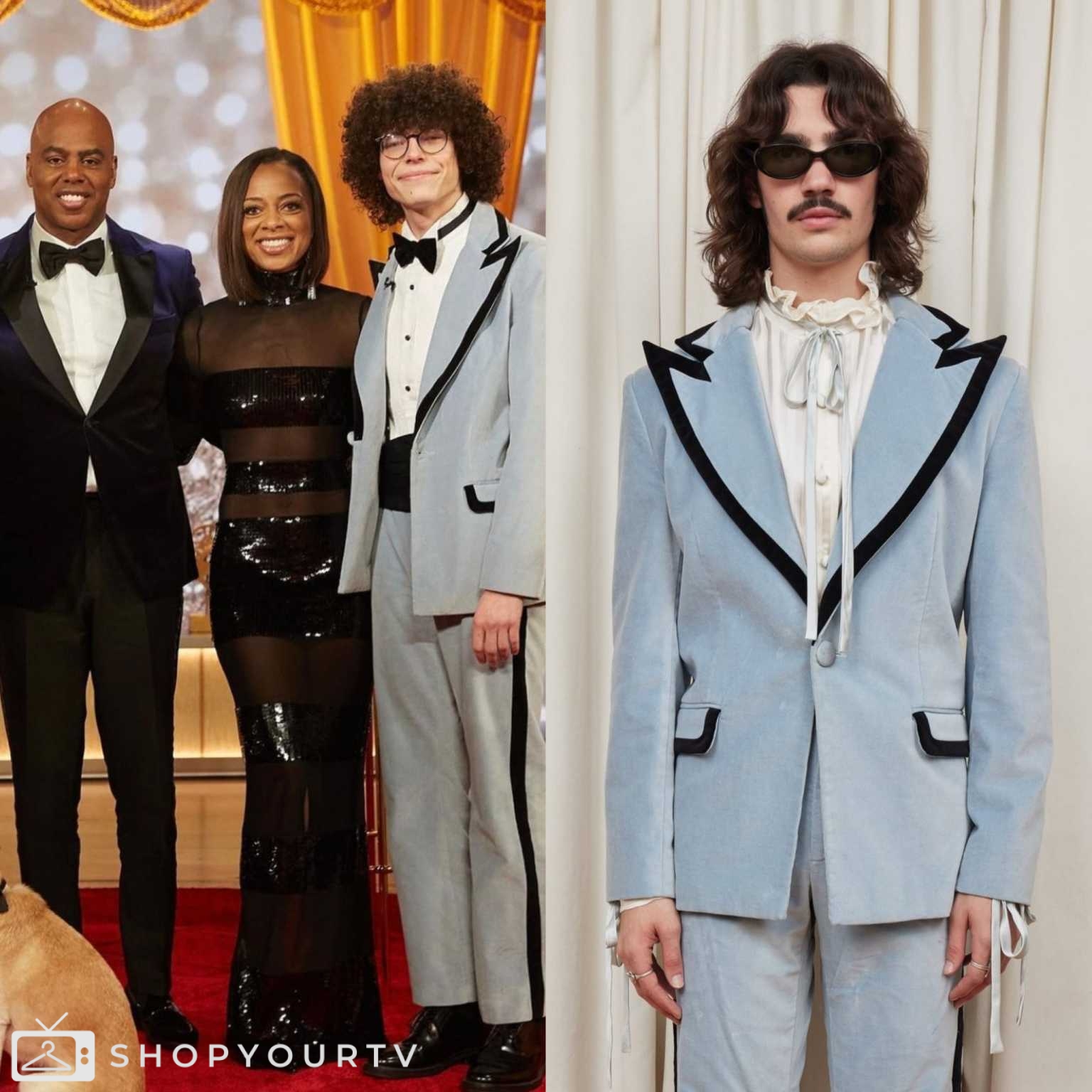 Drew Barrymore Show: March 2024 Reece Feldman’s Blue Blazer | Shop Your TV