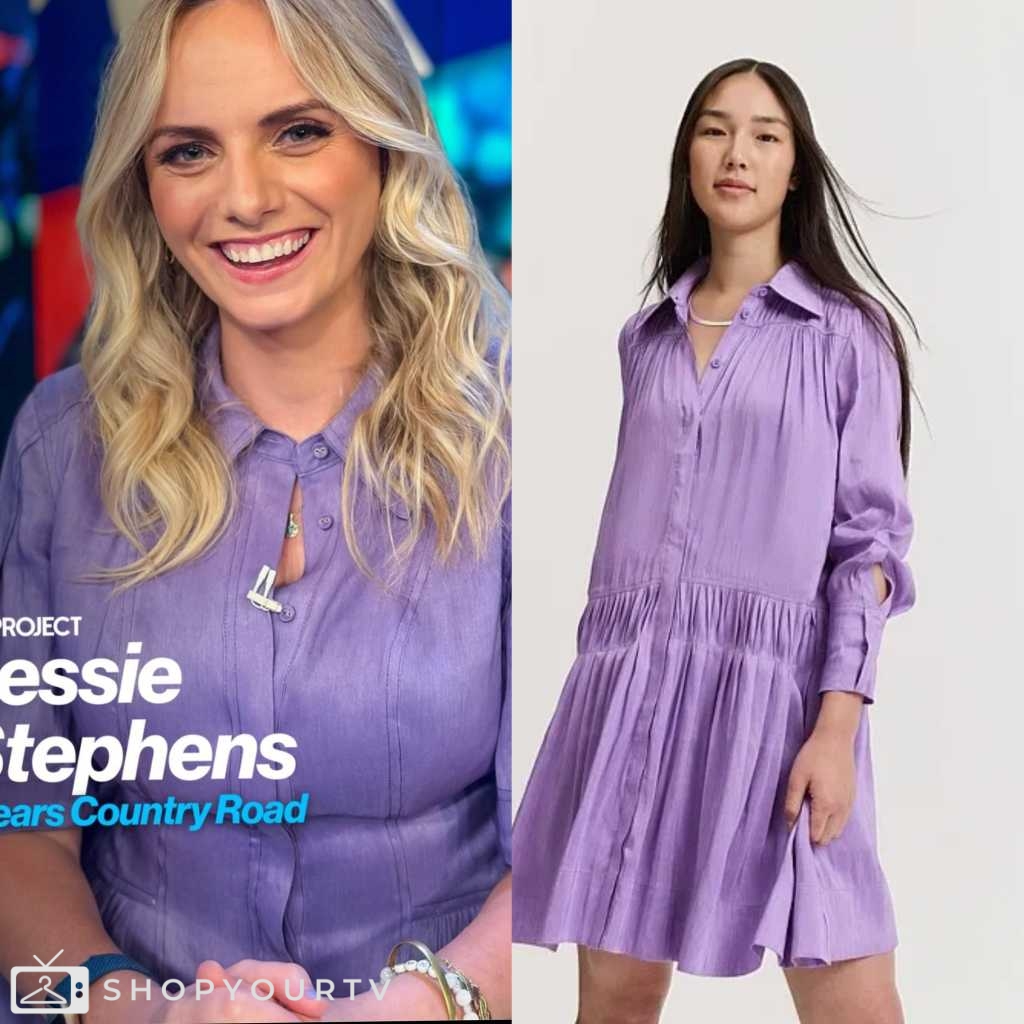 The Project: March 2024 Georgie Tunny’s Lilac Dress | Shop Your TV
