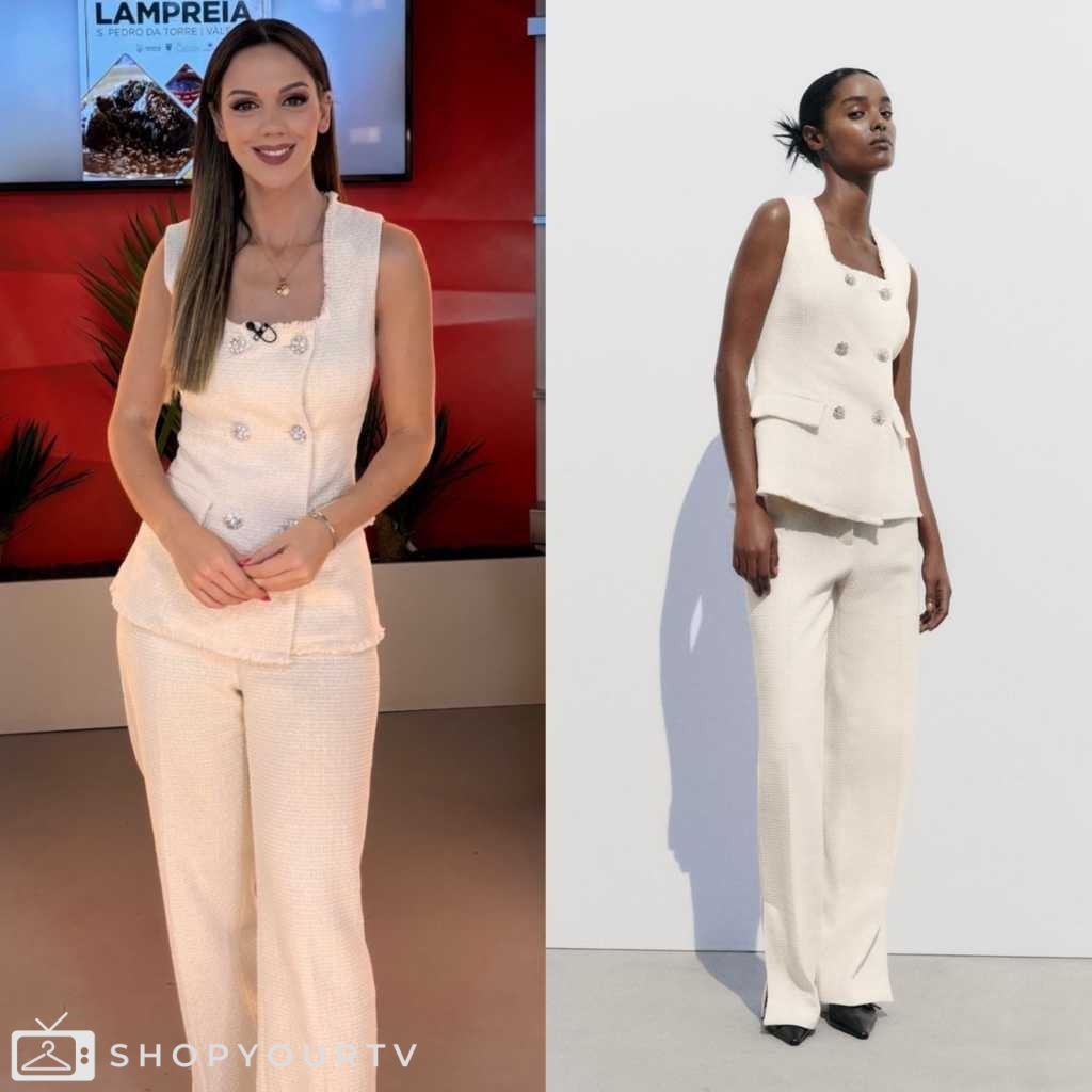 Manhã CM: March 2024 Ágata’s Tweed Top | Shop Your TV
