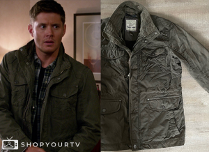 Supernatural: Season 8 Episode 12 Dean’s Green Jacket | Shop Your TV