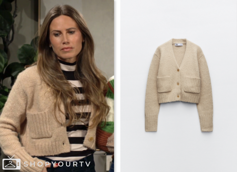 The Young and the Restless: March 2024 Heather Stevens's Beige Cropped ...