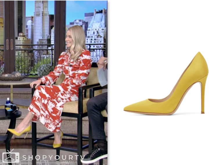 Live with Kelly and Mark: January 2024 Kelly Ripa's Black Contrast ...