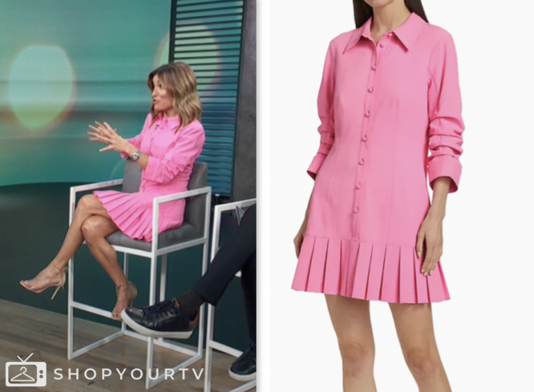 Access Daily: March 2024 Kit Hoover's Orange Mini Dress | Shop Your TV