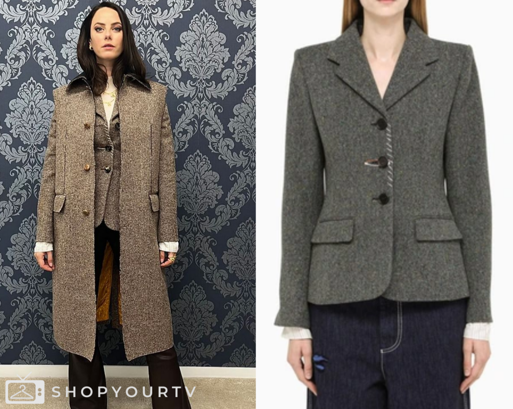 The Gentlemen: Season 1 Episode 1/2 Susie's Stitch Trim Tweed Blazer ...