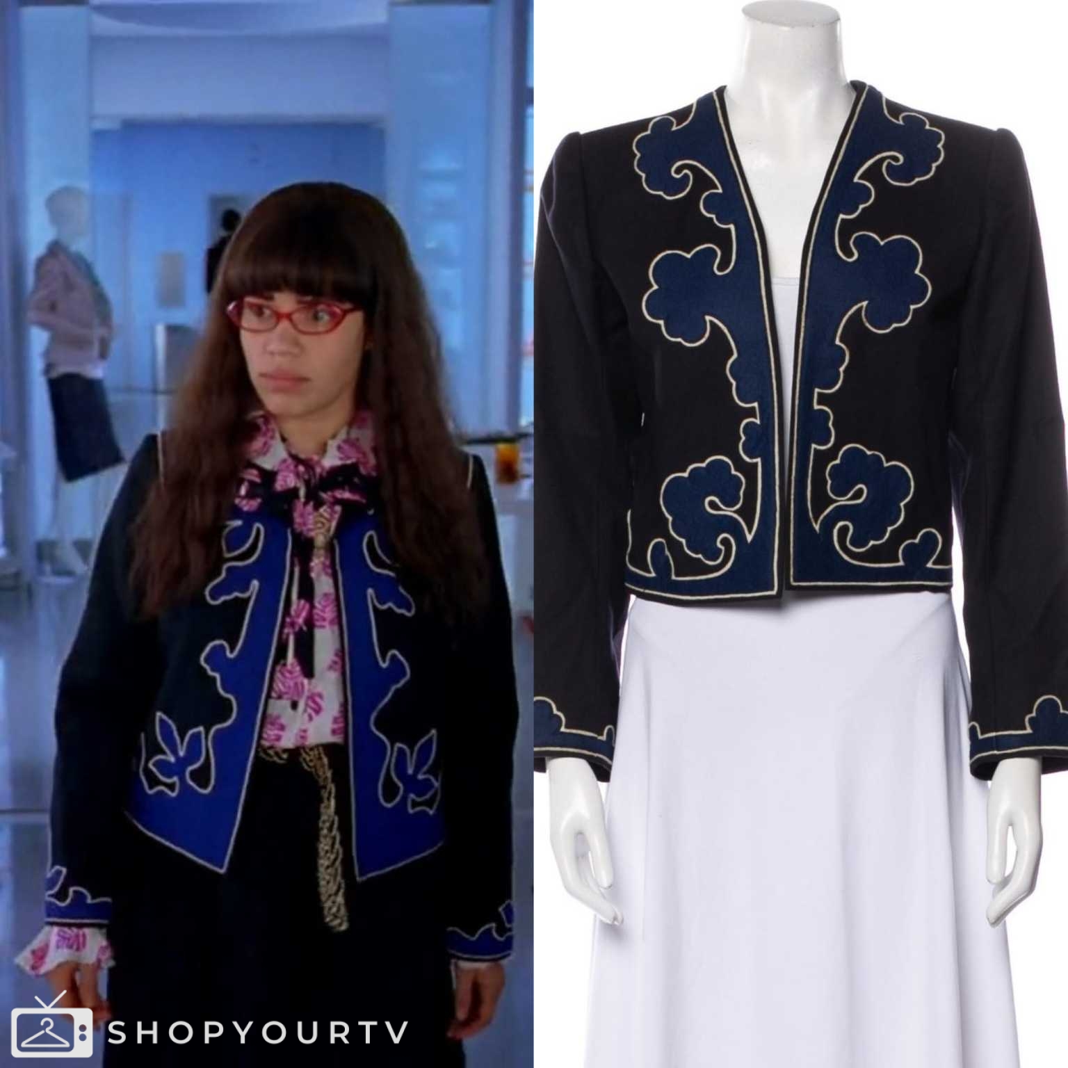 Ugly Betty: Season 3 Episode 8 Betty’s Cropped Jacket | Shop Your TV