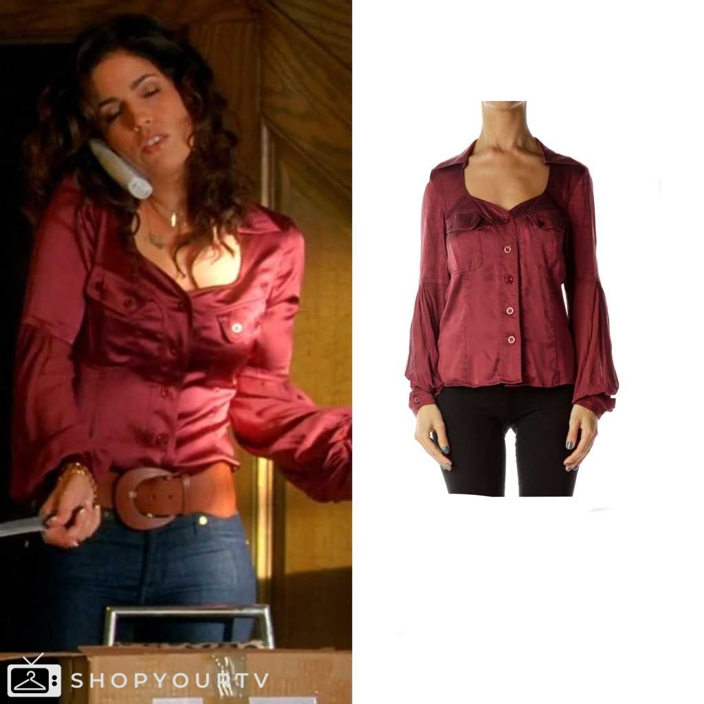 Ugly Betty: Season 3 Episode 8 Hilda’s Satin Top | Shop Your TV
