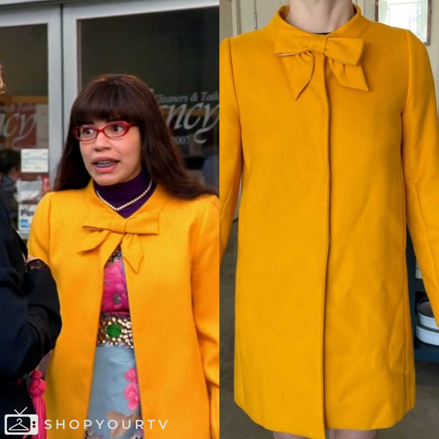 Ugly Betty: Season 3 Episode 10 Betty’s Yellow Coat | Shop Your TV