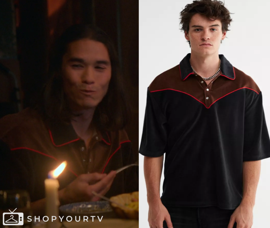 Good Trouble: Season 5 Episode 20 Luca's Western Polo Shirt | Shop Your TV