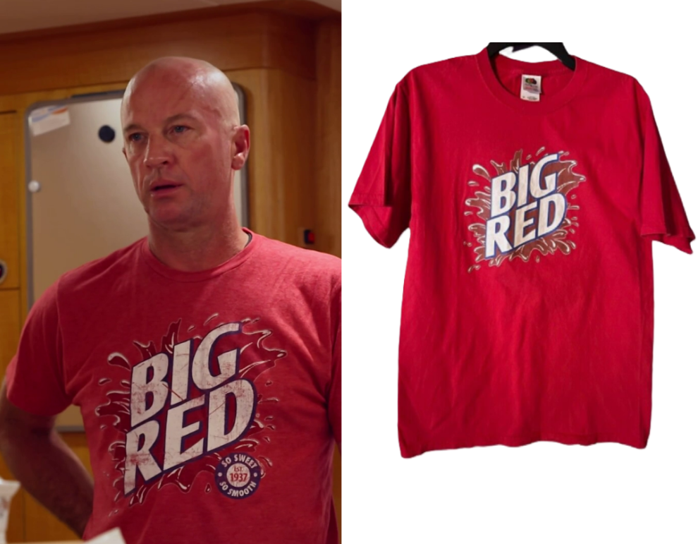 Below Deck: Season 11 Episode 7 Captain Kerry's "Big Red" T Shirt ...